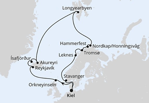 Norweskie Fiordy - Aida Rejsy - Aida Rejsy